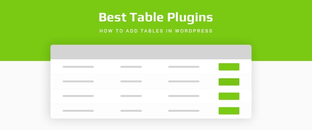 8+ Useful WordPress Table Plugins - JustFreeWPThemes