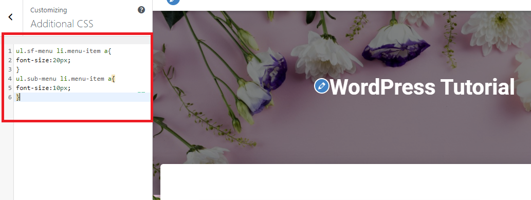 How To Change Menu Font Size In WordPress JustFreeWPThemes