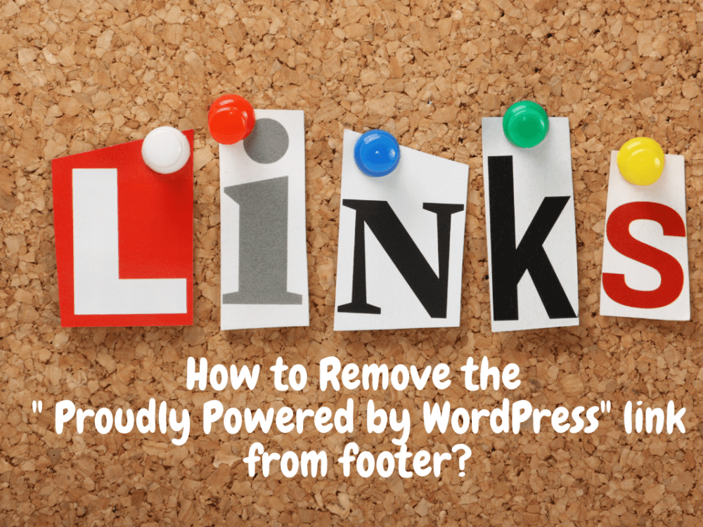 How To Remove The Proudly Powered By WordPress Link From Footer JustFreeWPThemes