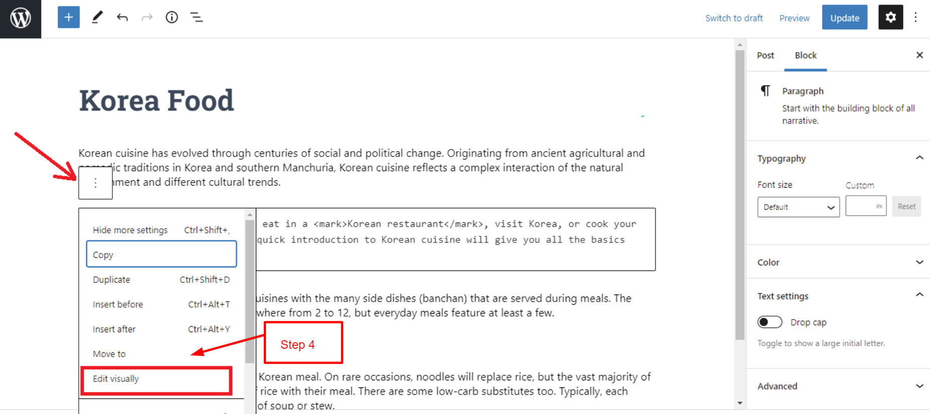 Simple Guide Of How To Highlight Text In WordPress JustFreeWPThemes