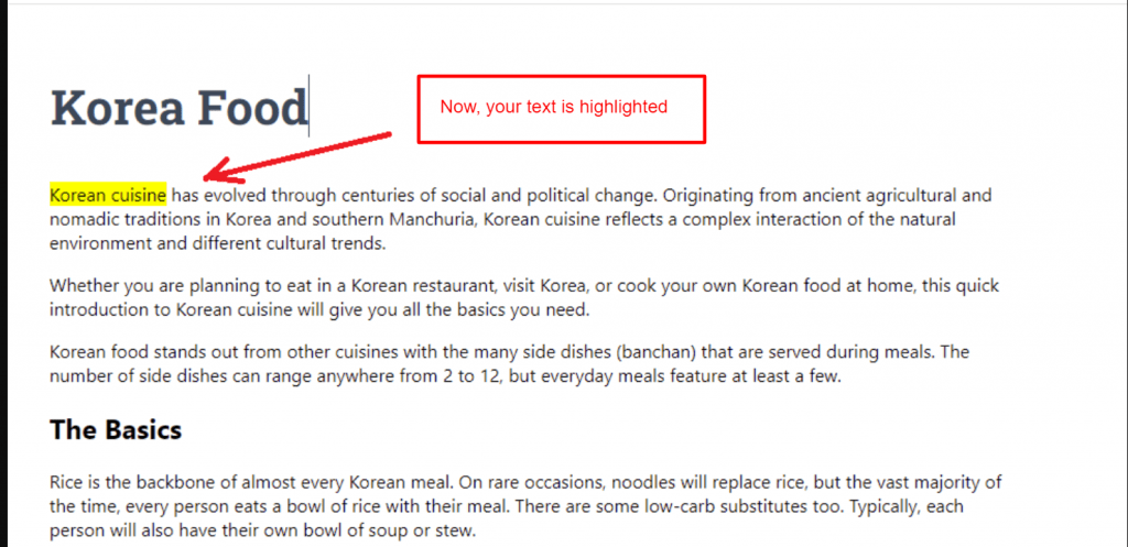 Simple Guide of How to Highlight Text in WordPress - JustFreeWPThemes