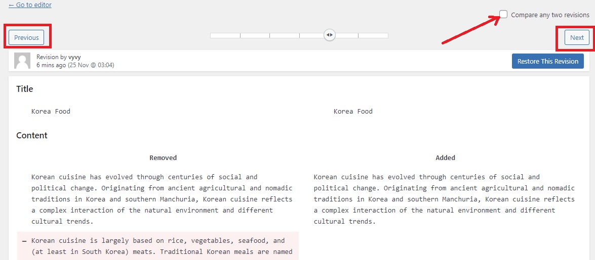 How to Easily Undo Changes in WordPress with Post Revisions ...