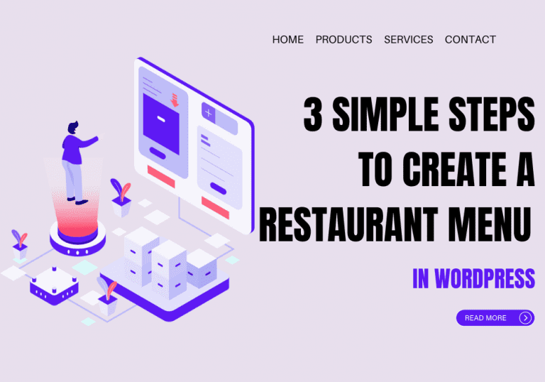 3 simple steps to create a Restaurant Menu in WordPress - JustFreeWPThemes