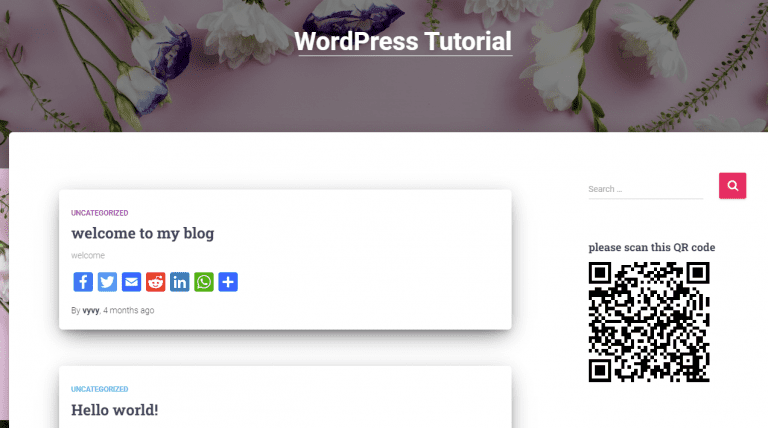 How to create QR codes in WordPress? - JustFreeWPThemes