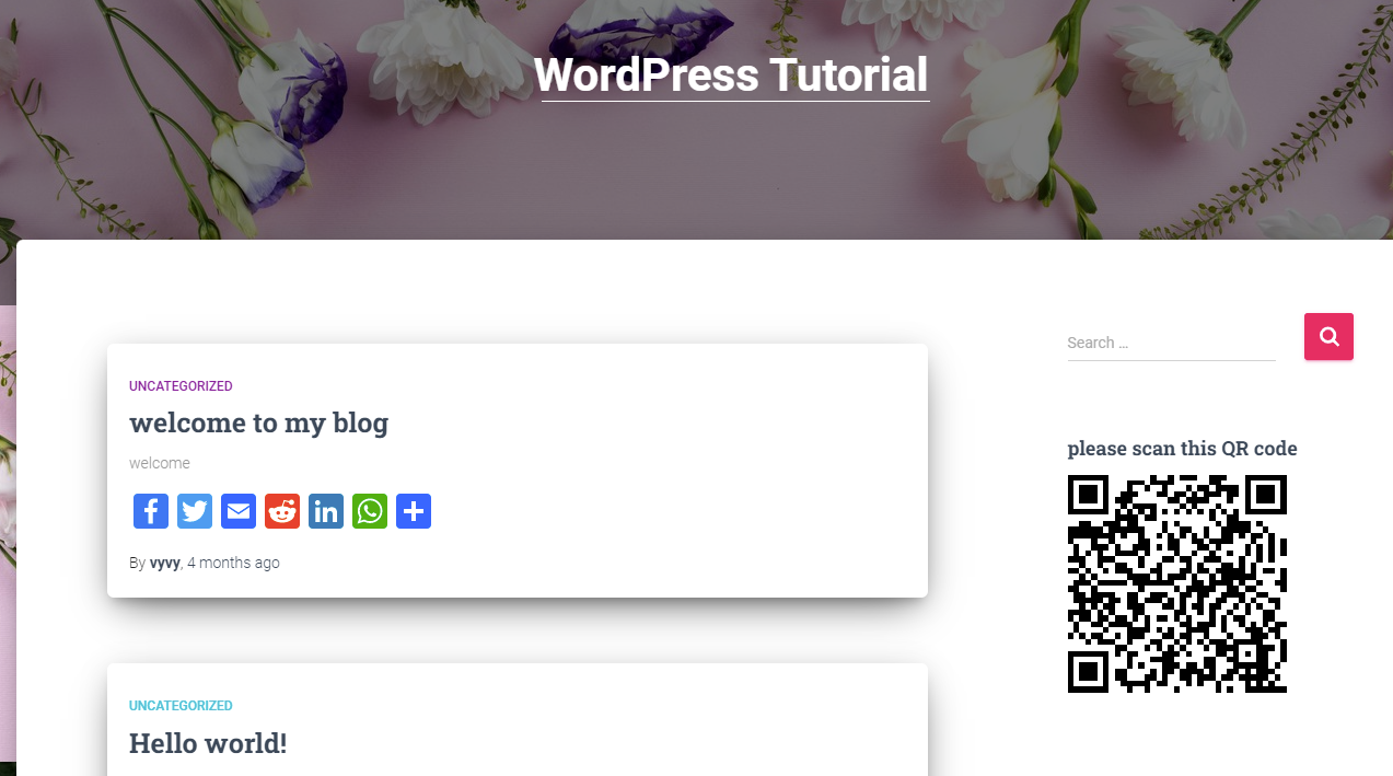 How to create QR codes in WordPress? - JustFreeWPThemes