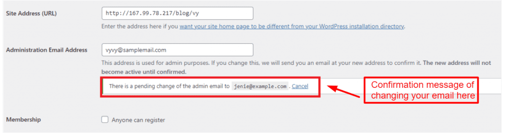 Simple Guide of How to Change Admin Email in WordPress? - JustFreeWPThemes