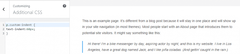 How to Indent Paragraphs in WordPress? - JustFreeWPThemes