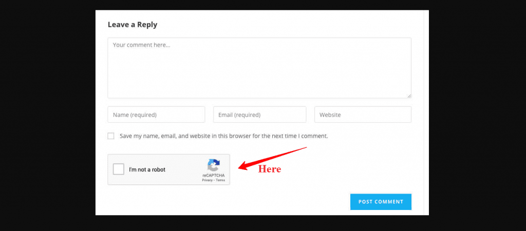 A simple way to add recaptcha to WordPress comment form - JustFreeWPThemes