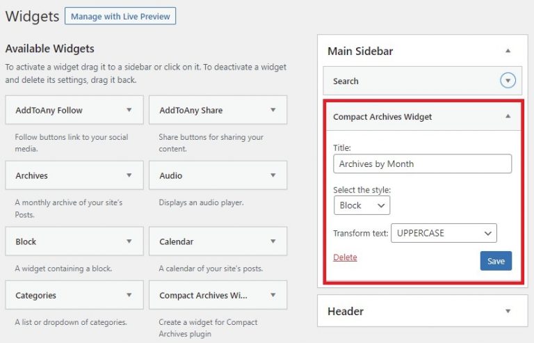 What is the way to manage the Number of Archive Months Displayed in WordPress? - JustFreeWPThemes